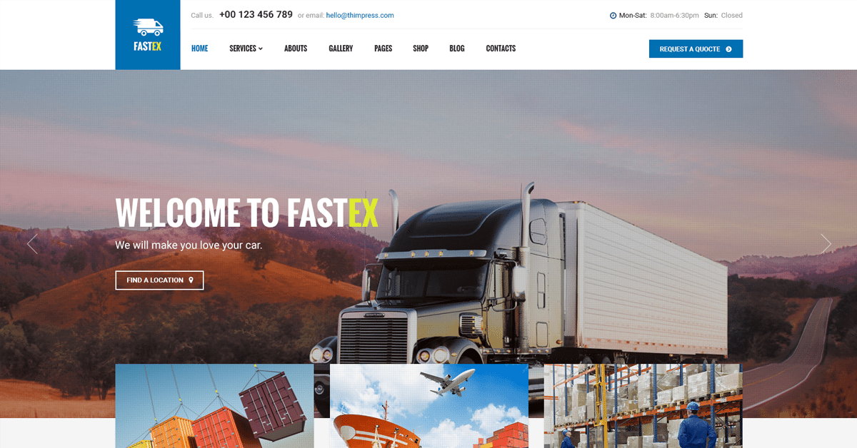 6+ Best Transport WordPress Themes for Logistics and Transportation
