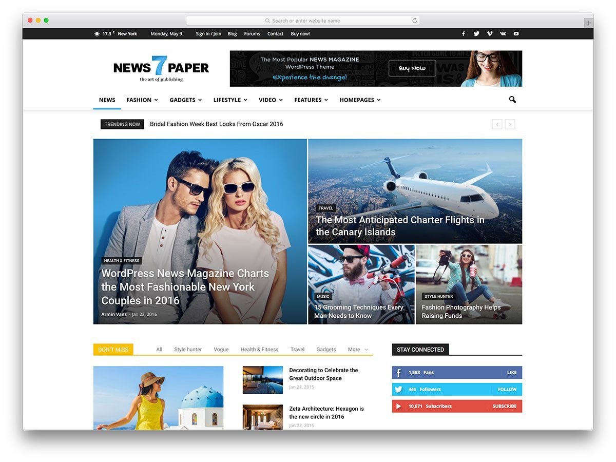 The Best 26 Responsive WordPress Themes Of All Times - WPArena