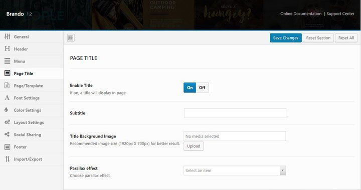 Brando Theme Review - Multipurpose One page WordPress Theme